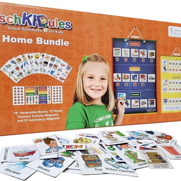 Games | Magnetic Visual Schedule For Kids Home Bundle Children Adhd ...